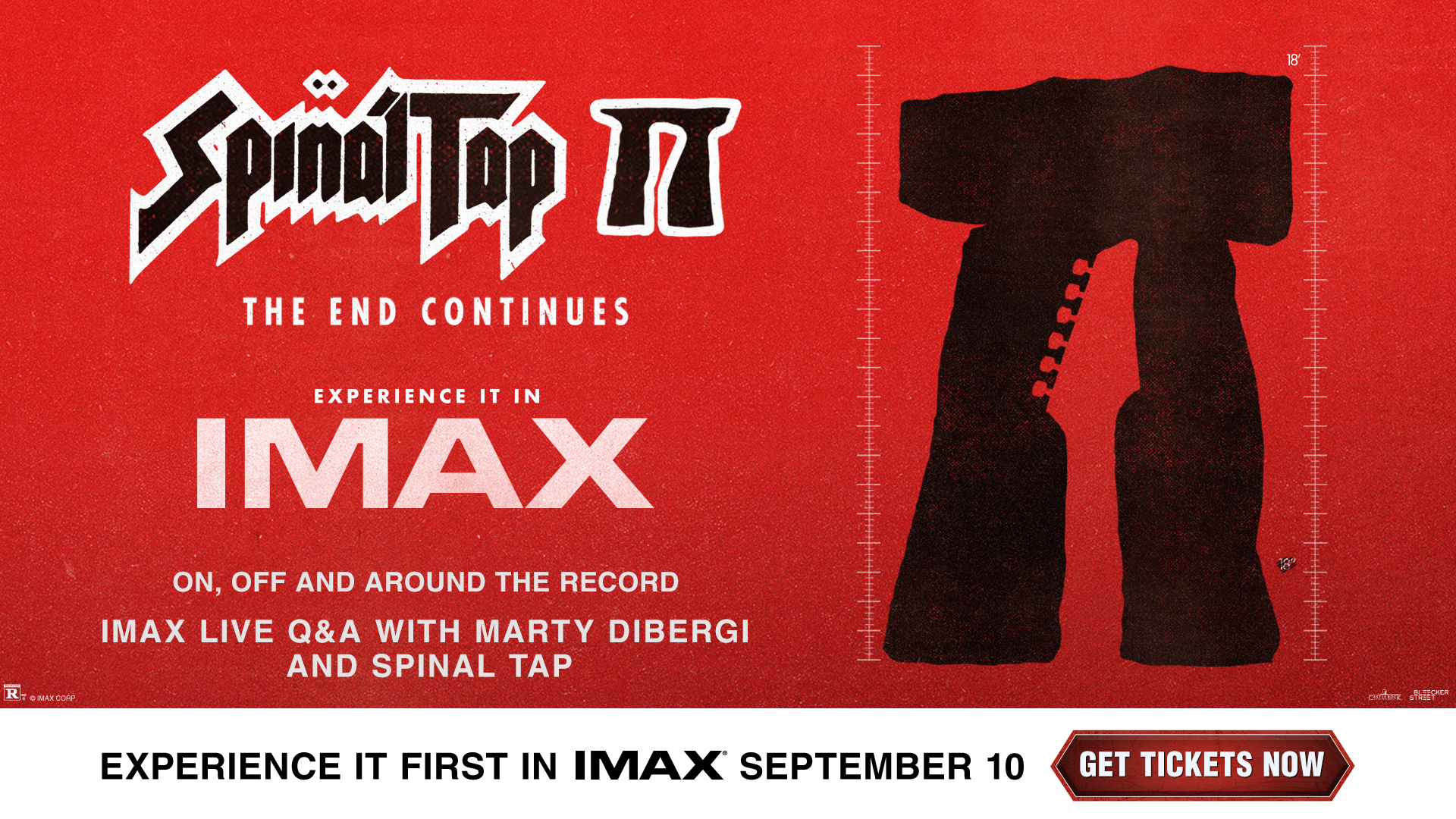 Spinal Tap II: The End Continues - IMAX Live Q&A - White River State Park